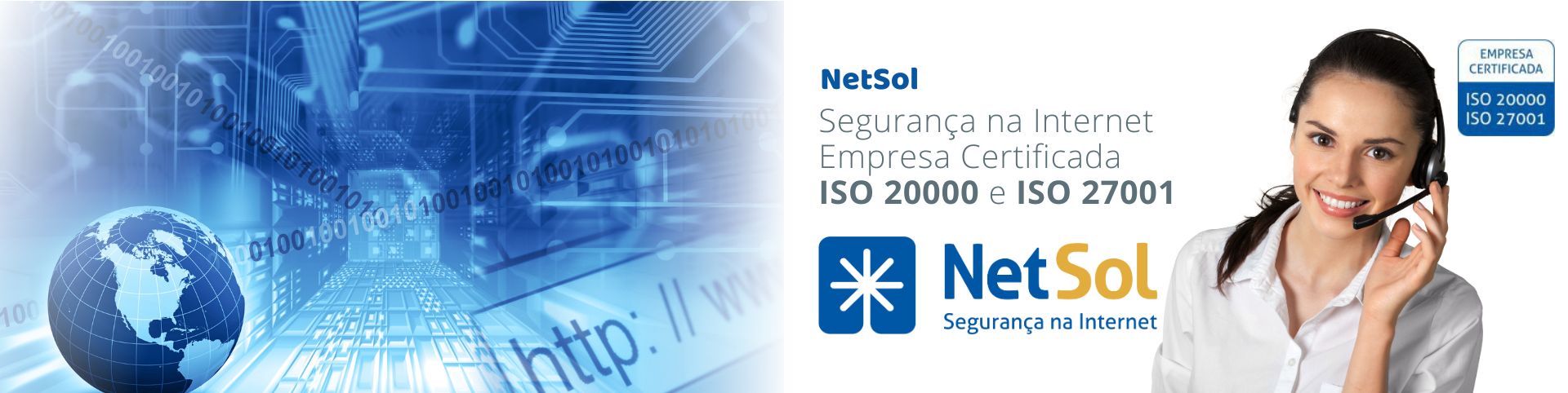 A NetSol é especializada em segurança na internet