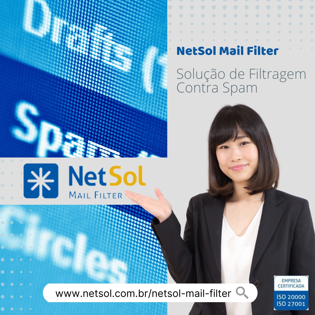 NetSol Mail Filter, Solução contra spams, vírus, spywares e trojans